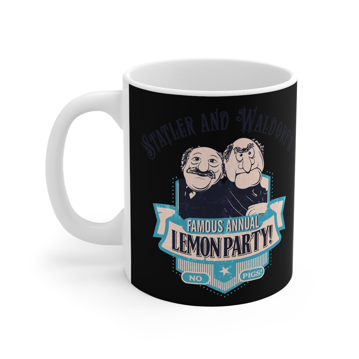 Statler And Waldorf's Famous Annual Lemon Party! (The Muppets) - Mug ...