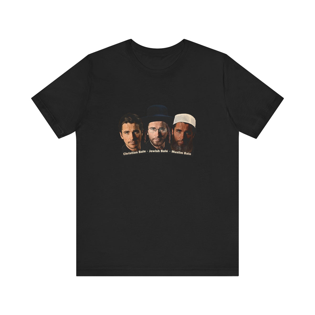 Christian Bale - Jewish Bale - Muslim Bale - Men's T-Shirt – T-Shirt ...