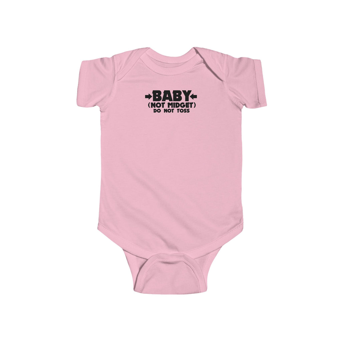 Baby - Not Midget (Do Not Toss) - Baby Onesie – T-Shirt Hell UK